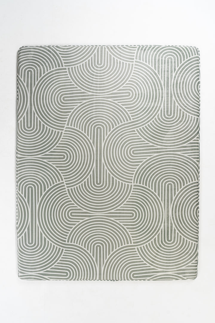 Archie Sage Snuggle Rug | Sensory Tatami Mat